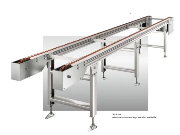 Aluminum Frame Double-speed Chain Conveyor BCB | Makitech Indonesia