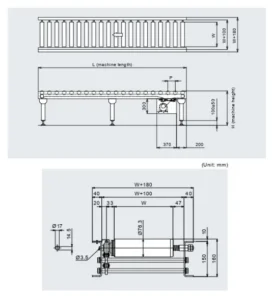 Steel Chain Driven Accumulation Roller Conveyor MAC-H | Makitech Indonesia
